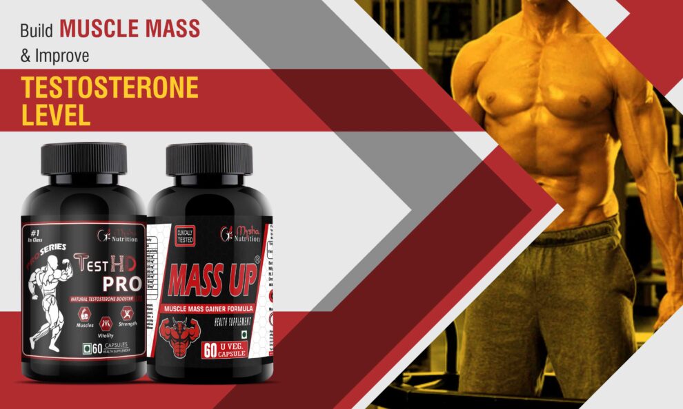 Mass UP | Test HD Pro | Muscle Gainer & Test Booster Combo