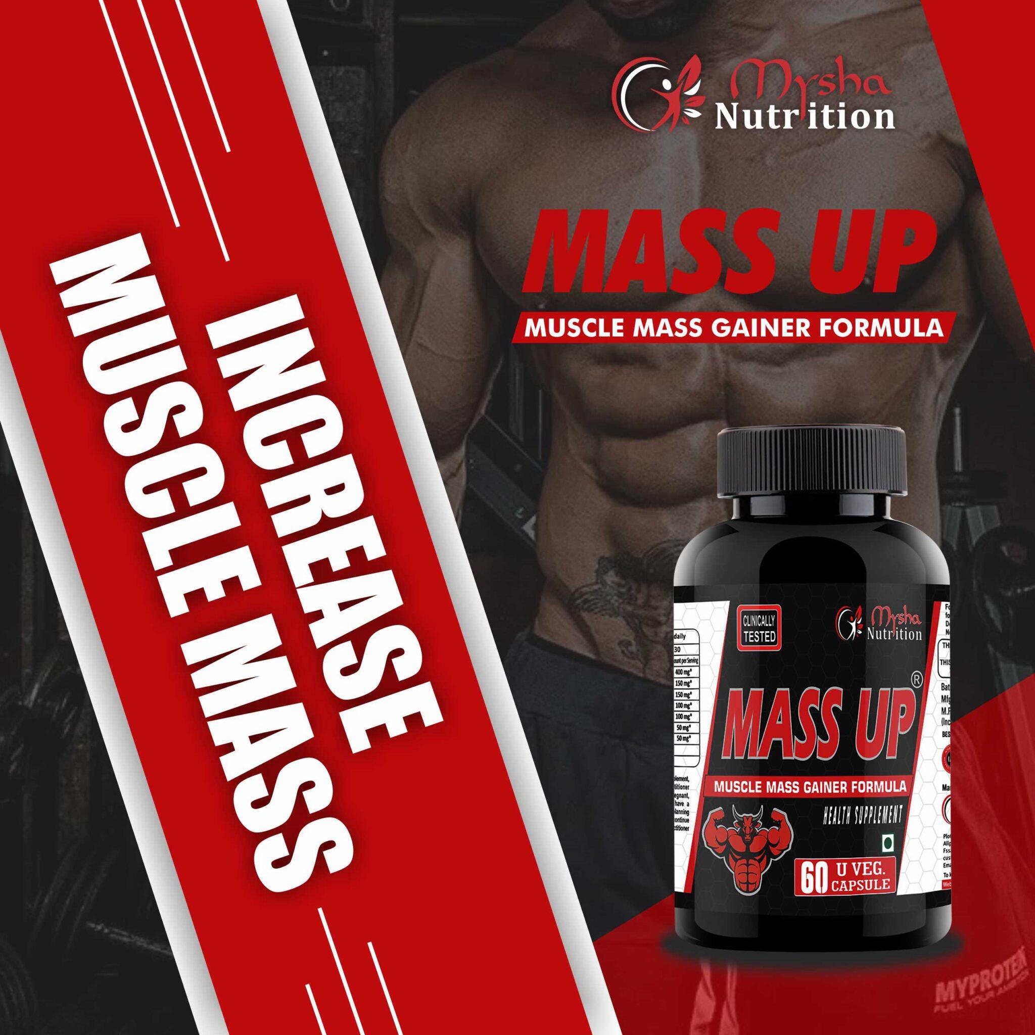 Best Mass Gainer Capsules for Muscle Growth | Mass Up India